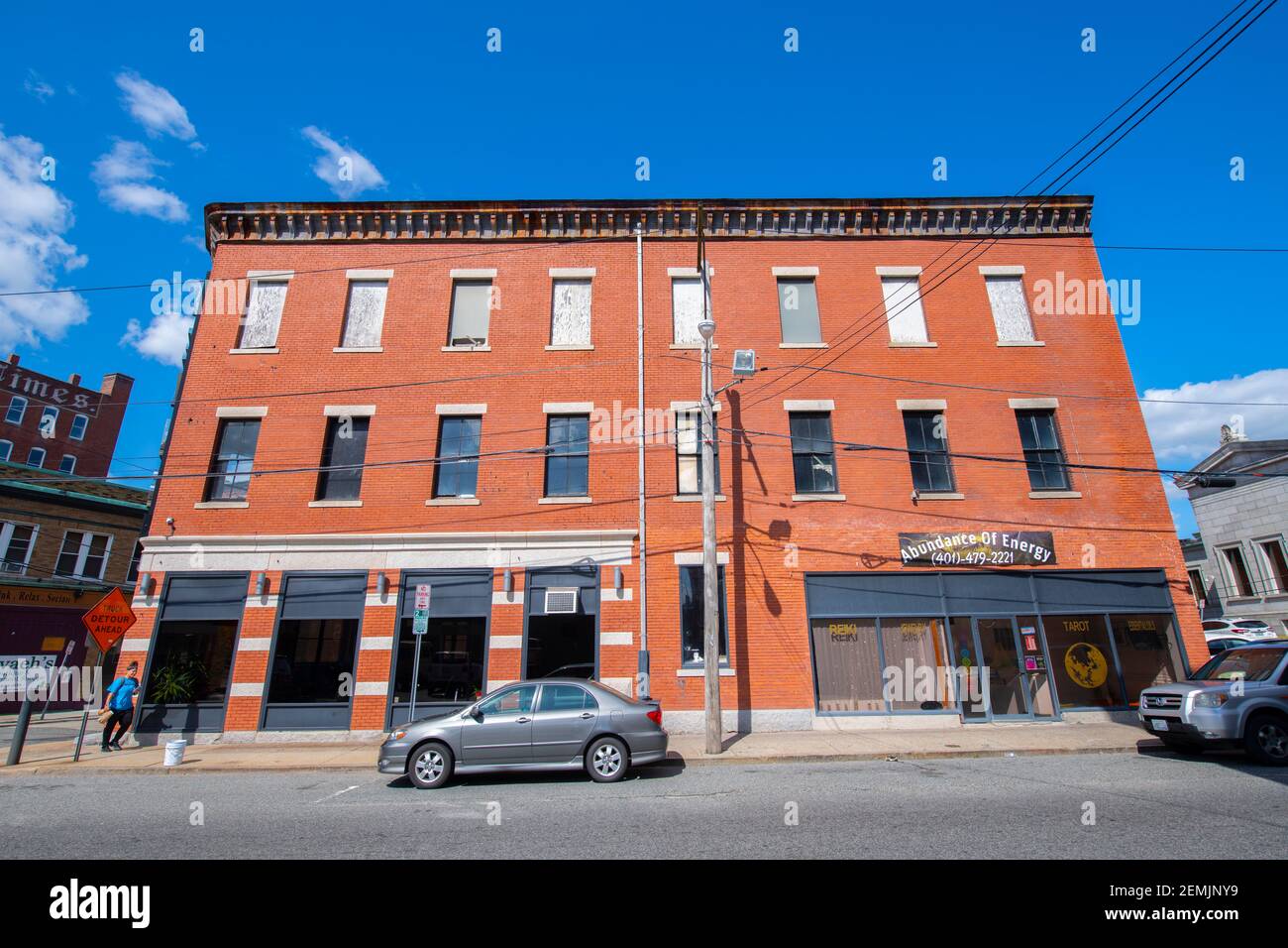 Historic Building on Summer Street in downtown Pawtucket, Rhode Island ...