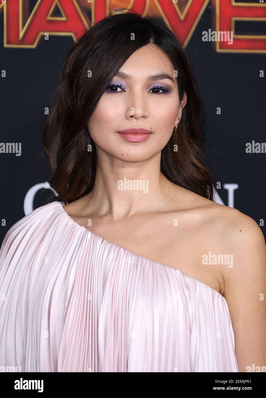 HOLLYWOOD, LOS ANGELES, CA, USA - MARCH 04: Actress Gemma Chan wearing ...