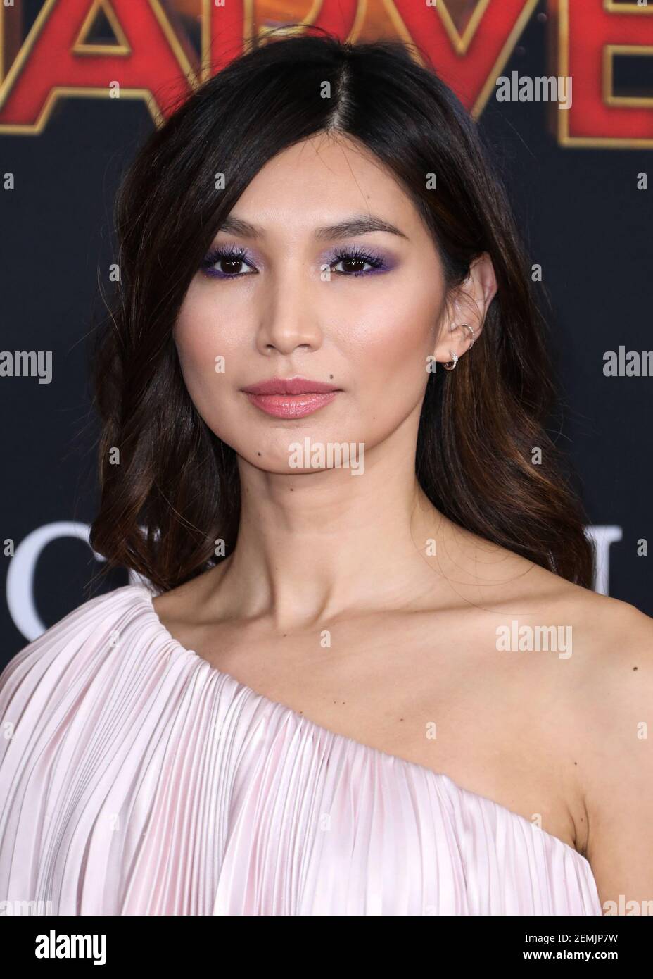 HOLLYWOOD, LOS ANGELES, CA, USA - MARCH 04: Actress Gemma Chan wearing ...