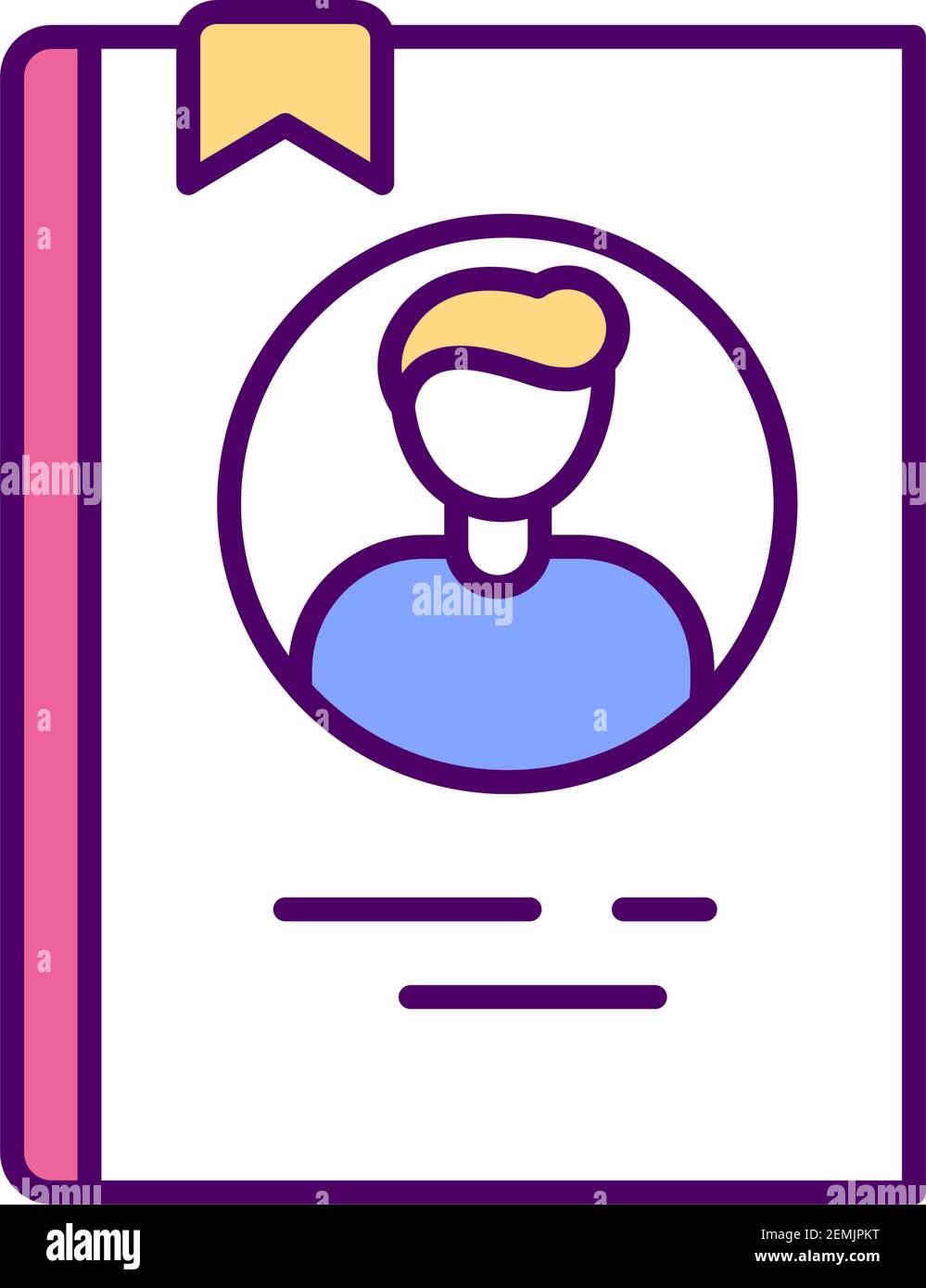 Line icon depicting simple Stock Vector Images - Alamy