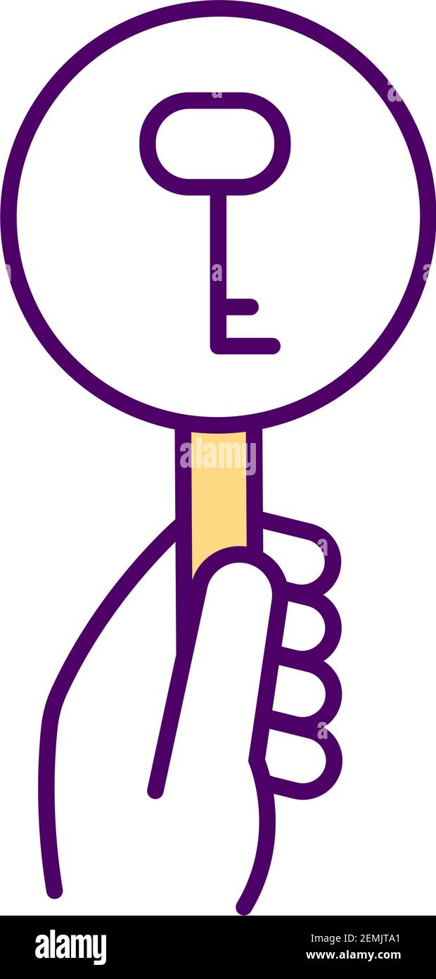 Magnifying glass keys on Stock Vector Images - Alamy