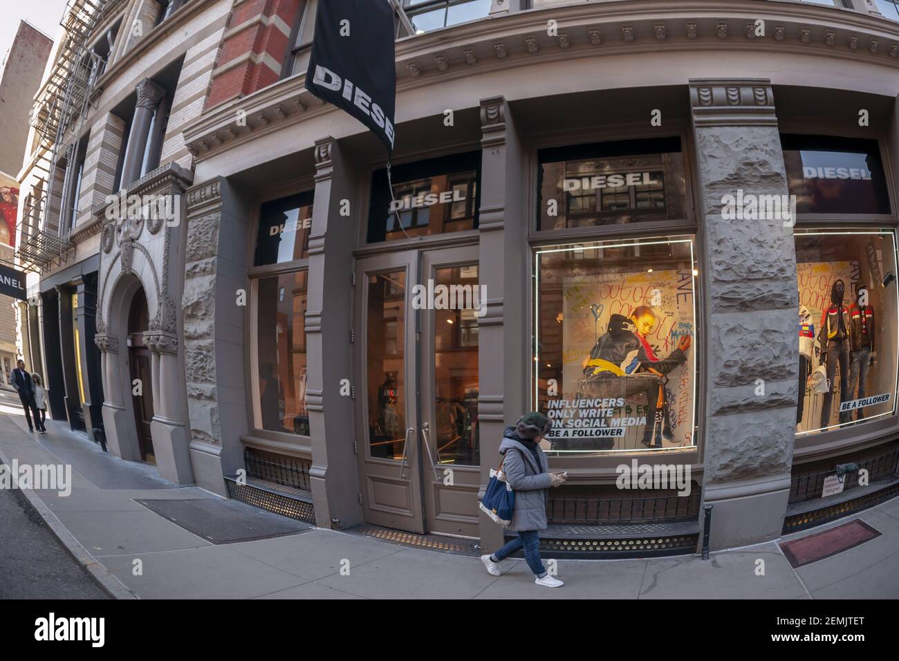 The Diesel USA store in the New York neighborhood of Soho is seen on ...