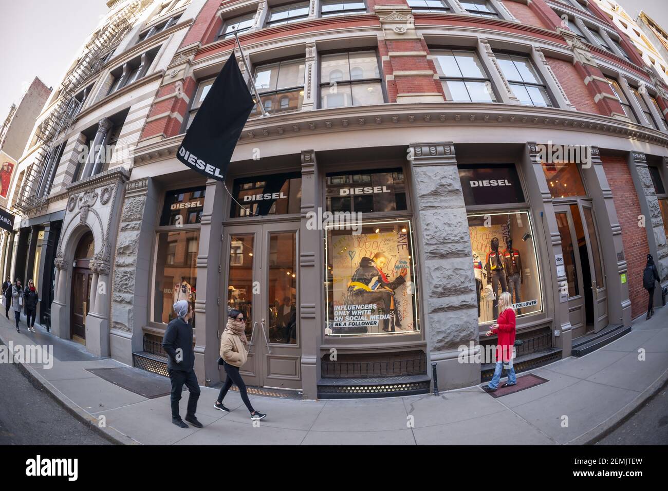 The Diesel USA store in the New York neighborhood of Soho is seen on ...