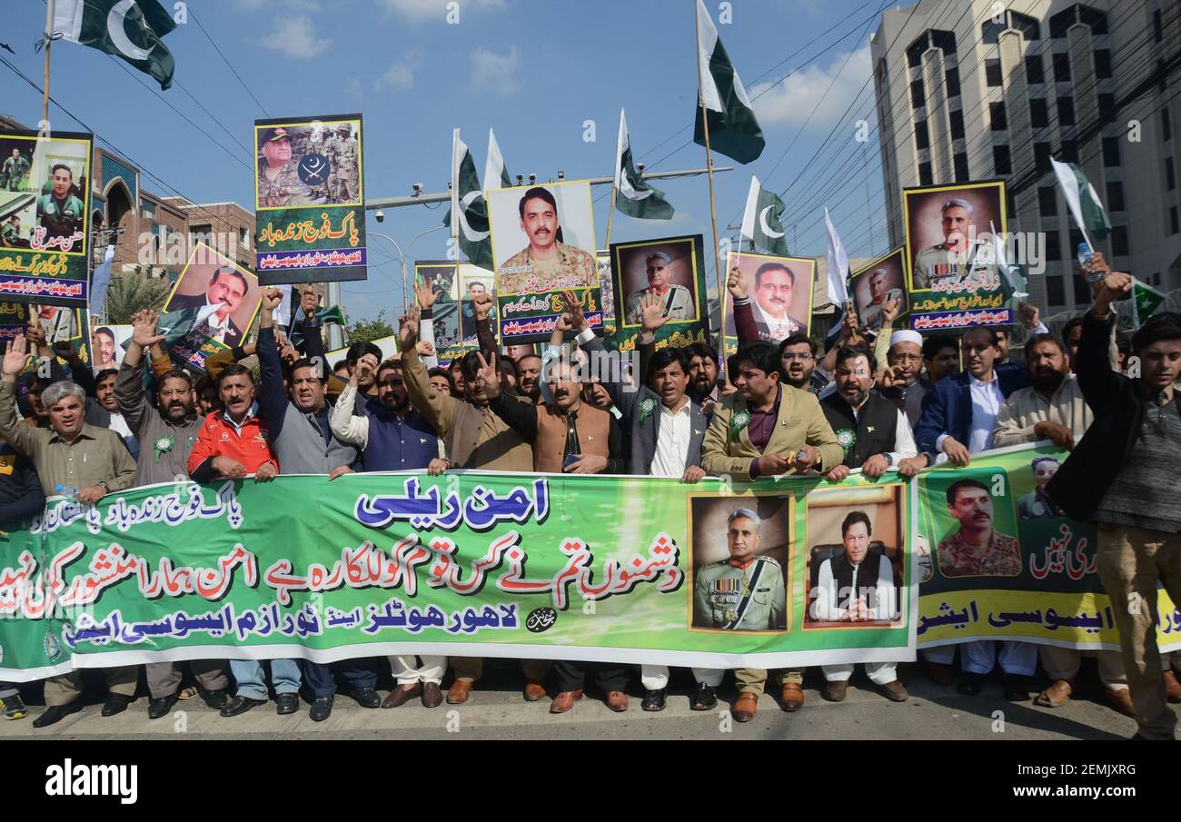 Pakistani Members of Lahore Hotels and Tourism Association shout ...