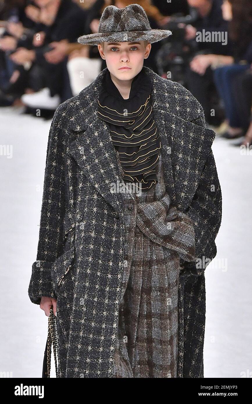 Model Maike Inga walks on the runway during the Chanel Ready To Wear ...