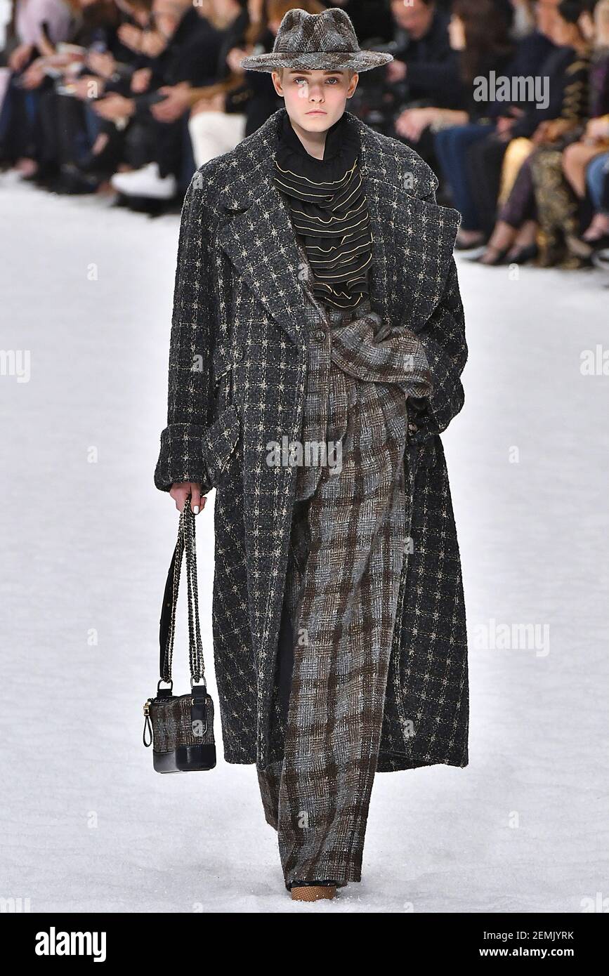 Model Maike Inga walks on the runway during the Chanel Ready To Wear ...