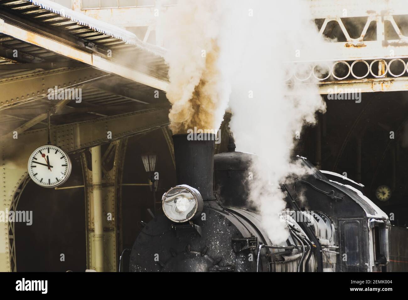 Steam engine steam engine train sunlight hi-res stock photography and ...