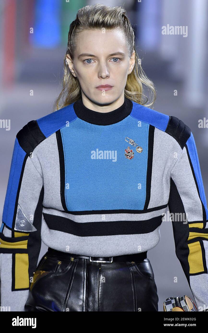 Erika Linder walks on the runway during the Louis Vuitton Ready To Wear ...