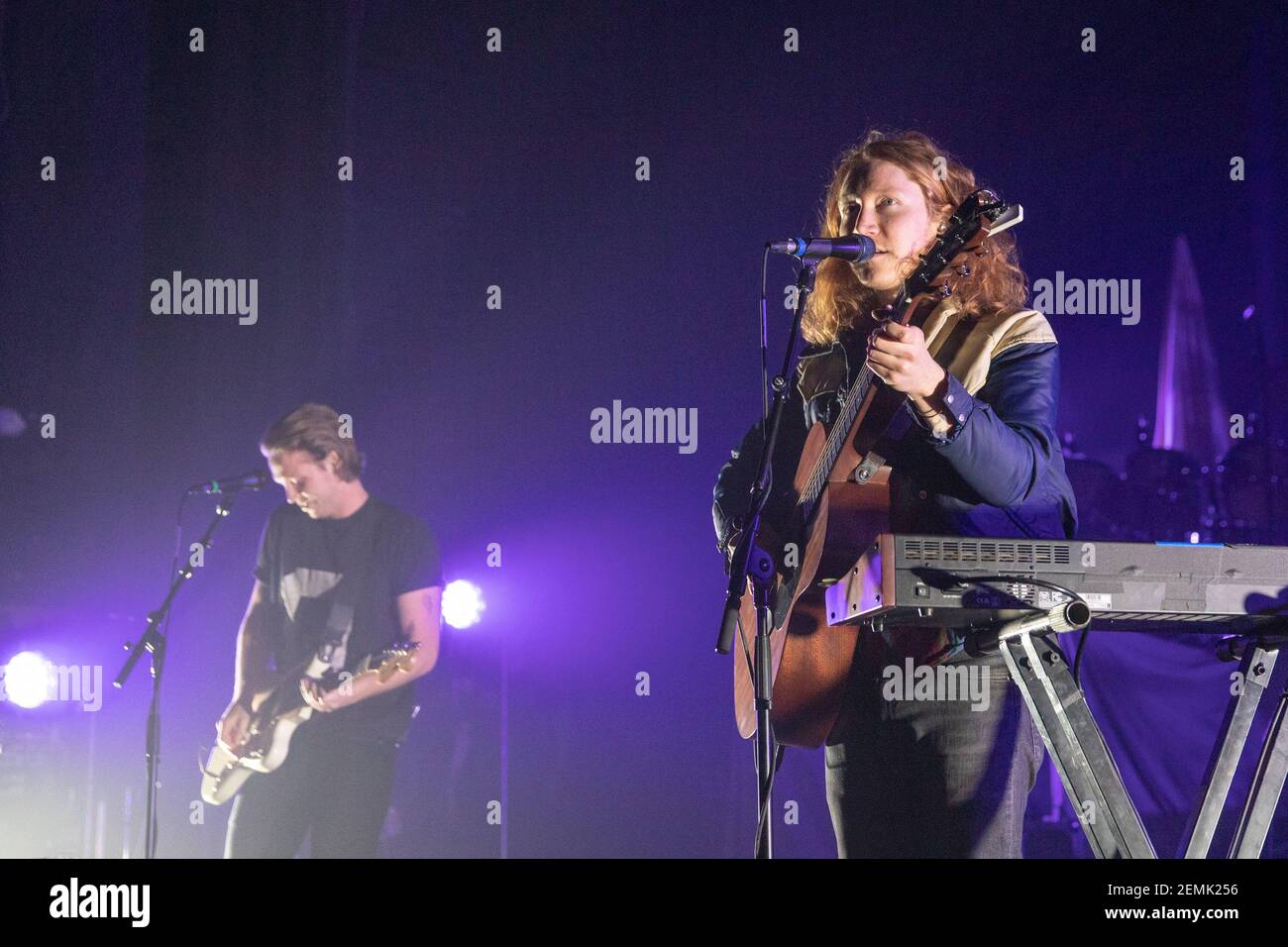 McKinley Kitts and Zach Grace of Flor during the Upside Down Flowers ...