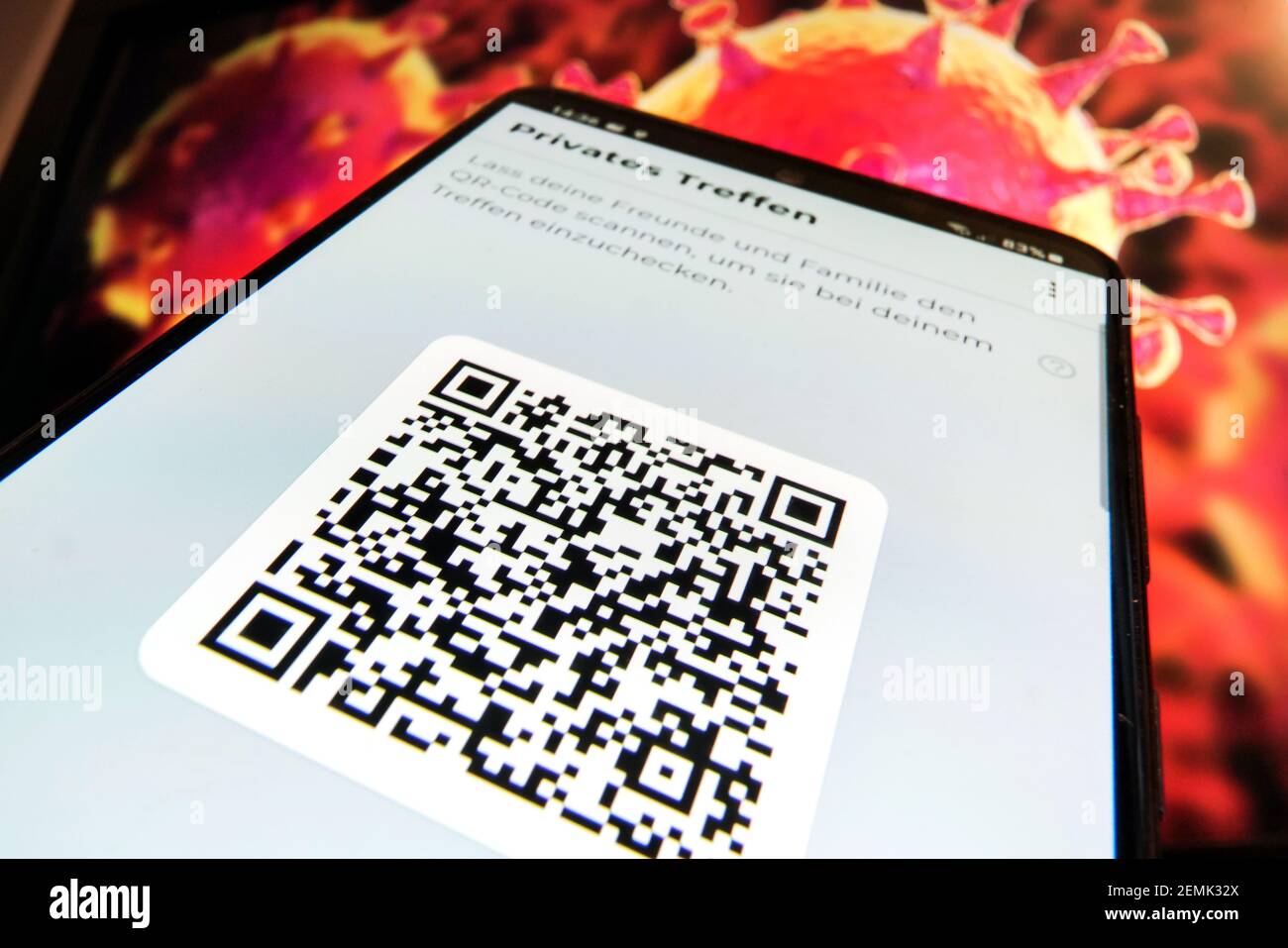 Qr code coronavirus hi-res stock photography and images - Alamy