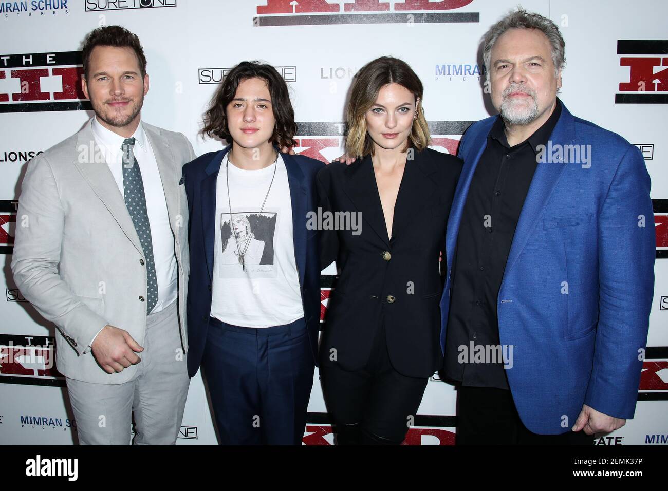 HOLLYWOOD, LOS ANGELES, CA, USA - MARCH 06: Actors Chris Pratt, Jake ...