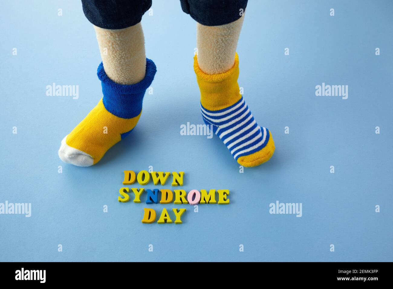 World Down syndrome day background. Down syndrome awareness concept ...