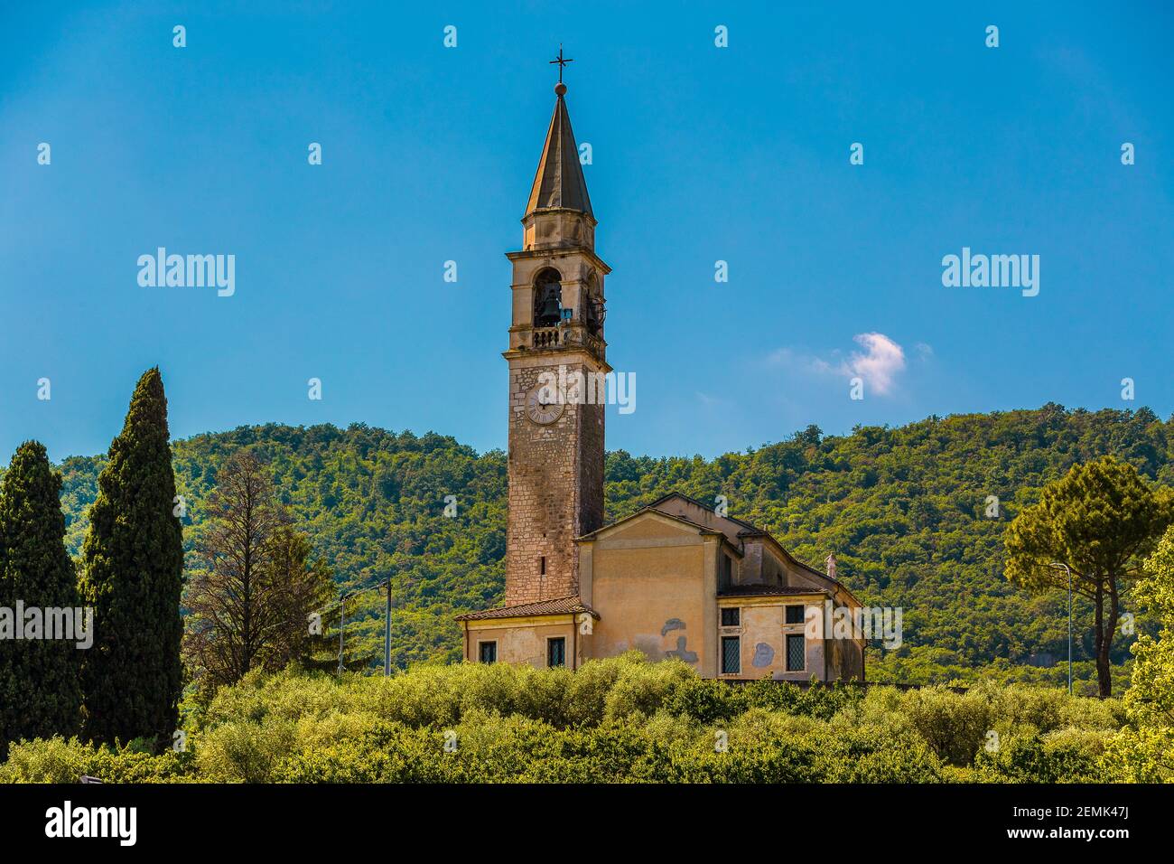 Italy Veneto - Colli Berici - Castegnero - Parrish Church of San ...