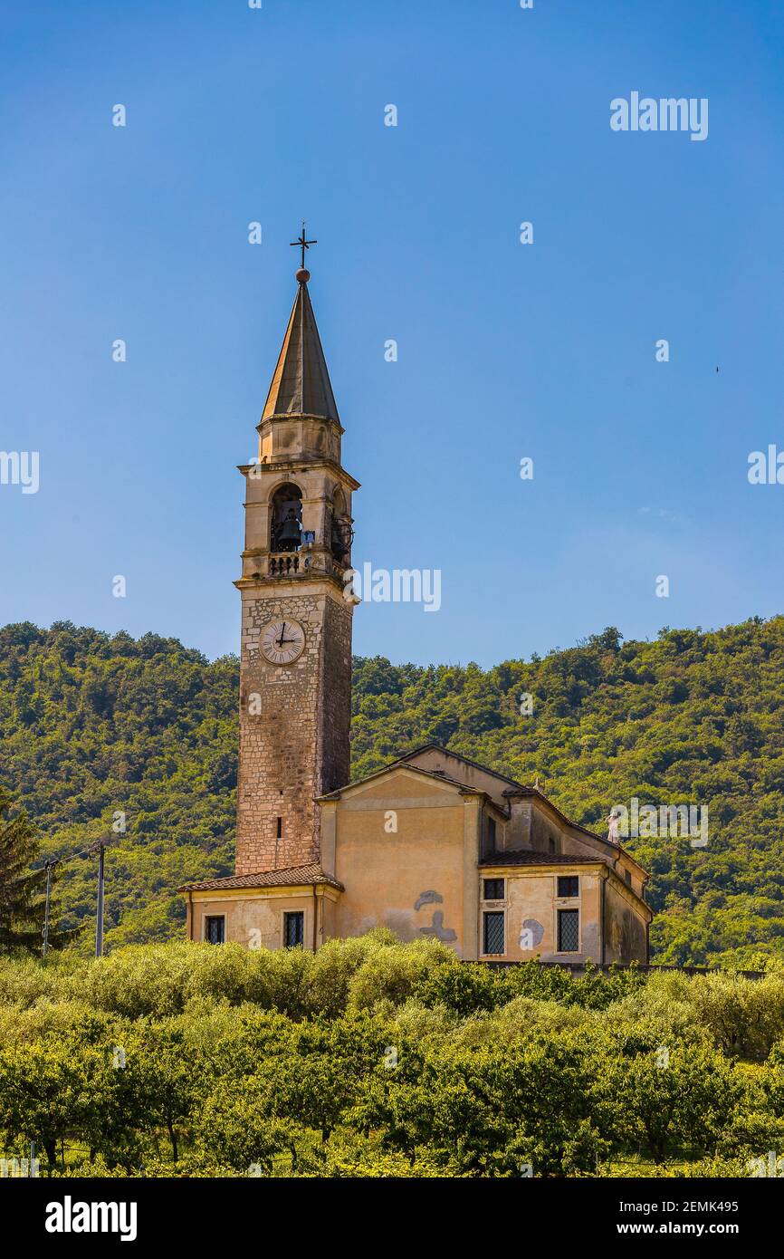 Italy Veneto - Colli Berici - Castegnero - Parrish Church of San ...
