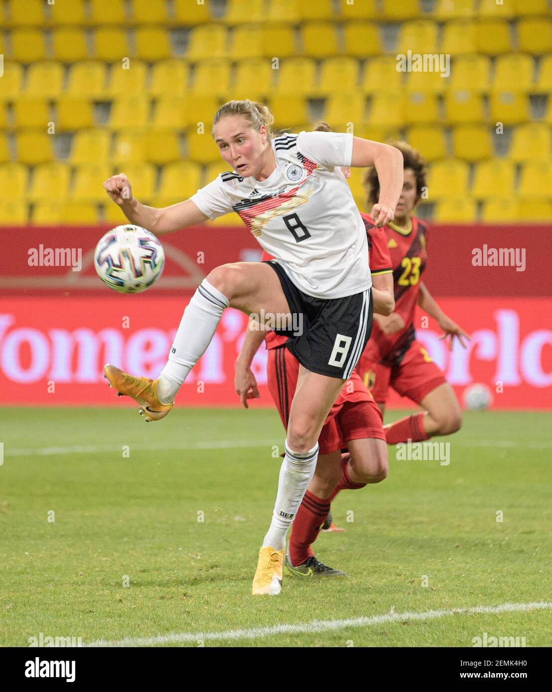Sydney LOHMANN (GER) Action, Soccer Laenderspiel Women, Mini Tournament ...