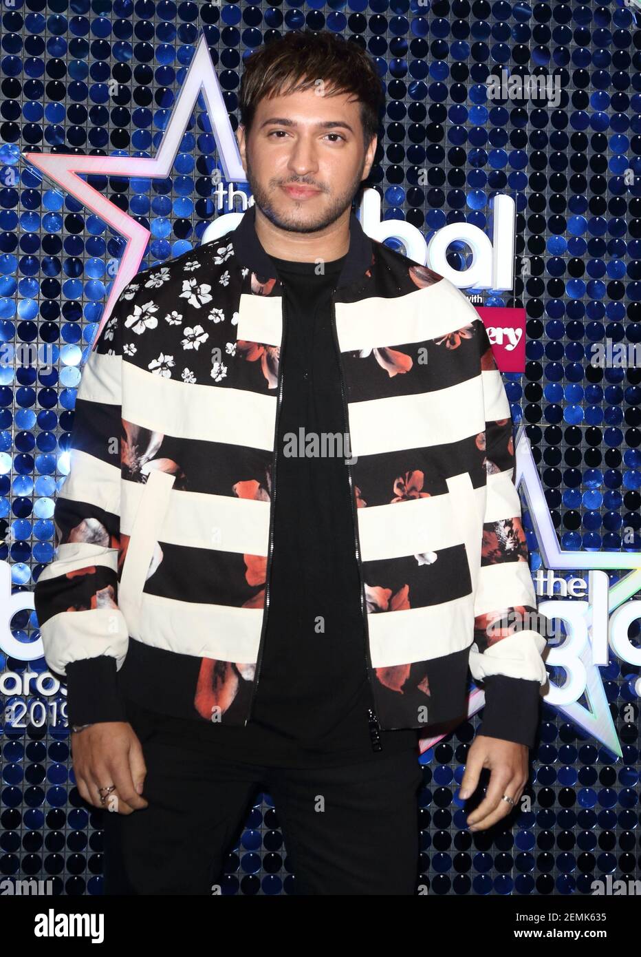 Jonas Blue on the blue carpet at The Global Awards at the Eventim ...