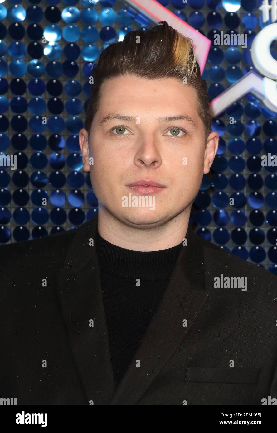 John Newman on the blue carpet at The Global Awards at the Eventim ...