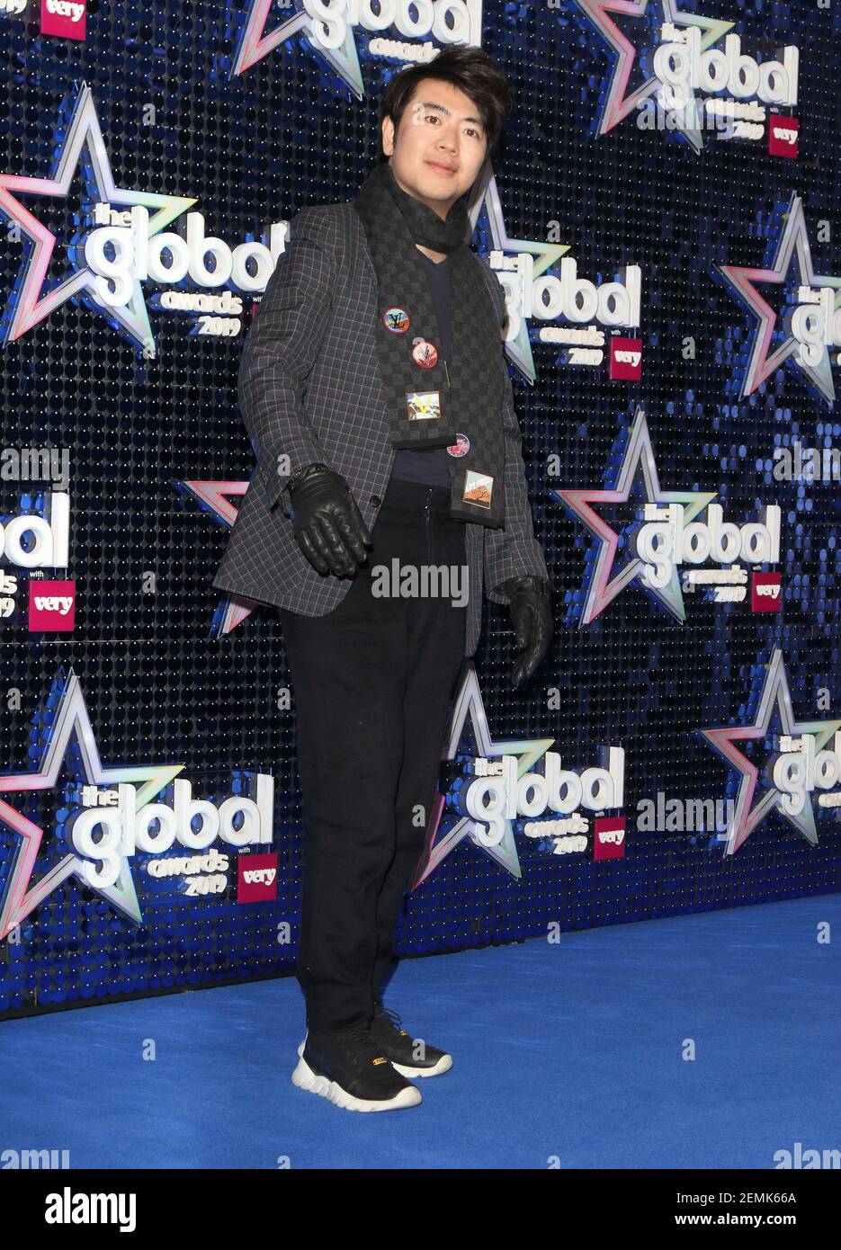 Lang Lang on the blue carpet at The Global Awards at the Eventim Apollo ...