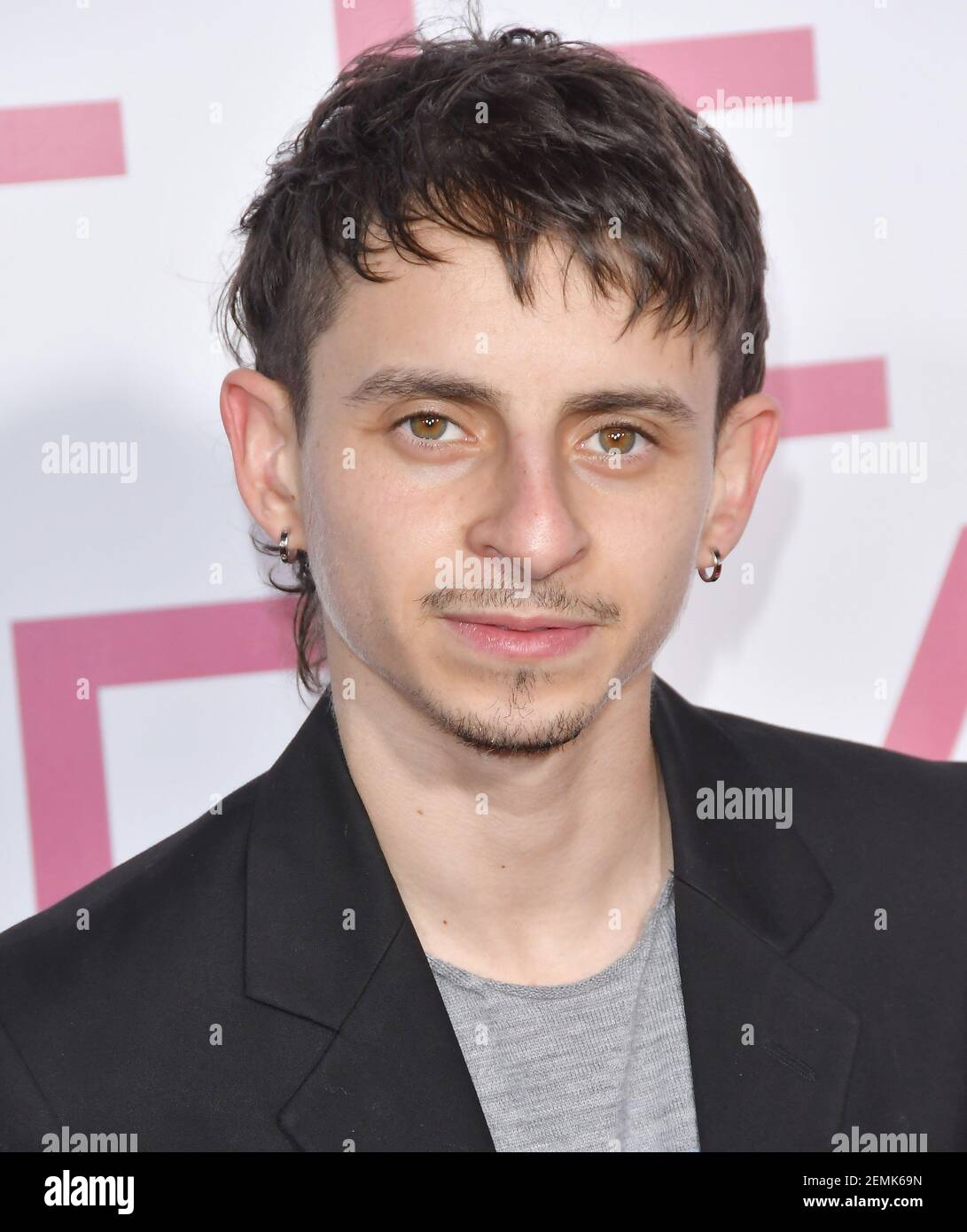 Moises Arias arrives at the "Five Feet Apart" Los Angeles Premiere held ...