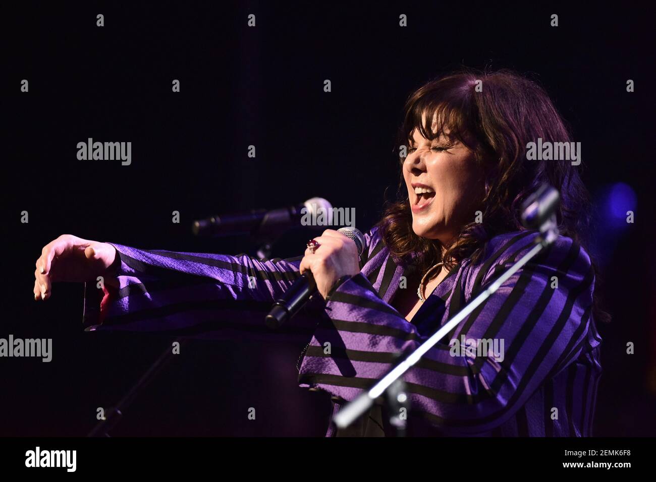 Musician Ann Wilson performs during the 3rd Annual LOVE ROCKS NYC ...