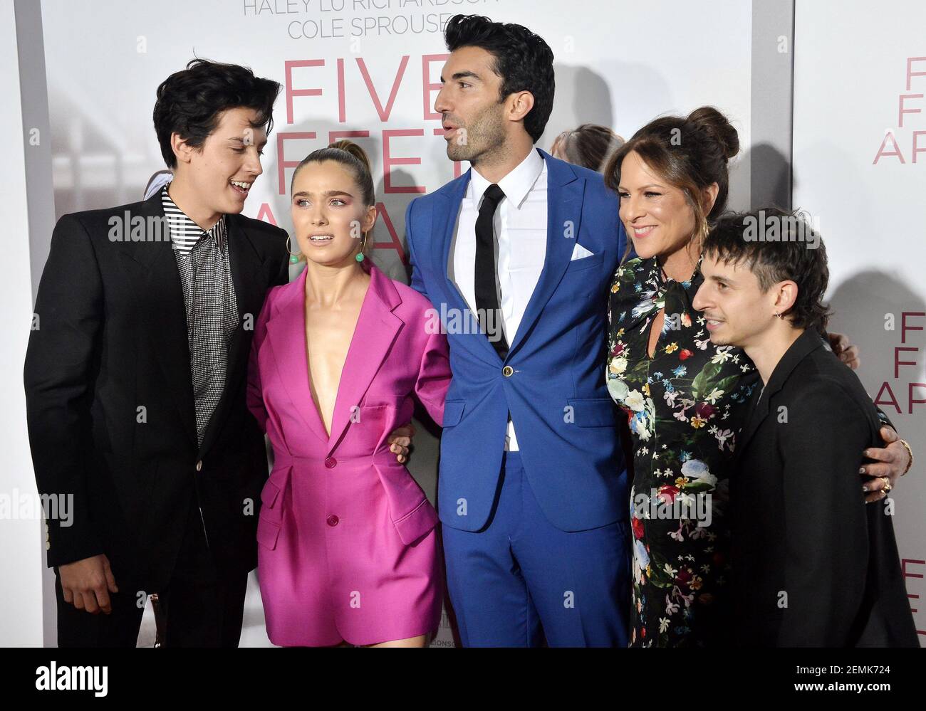 (L-R) "Five Feet Apart" Cast & Crew - Cole Sprouse, Haley Lu Richardson ...