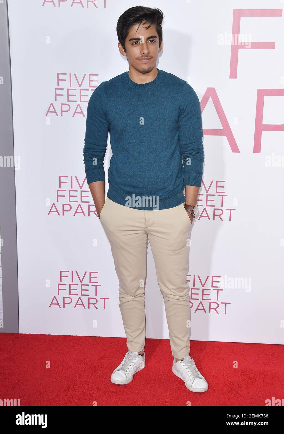 Karan Brar arrives at the "Five Feet Apart" Los Angeles Premiere held ...