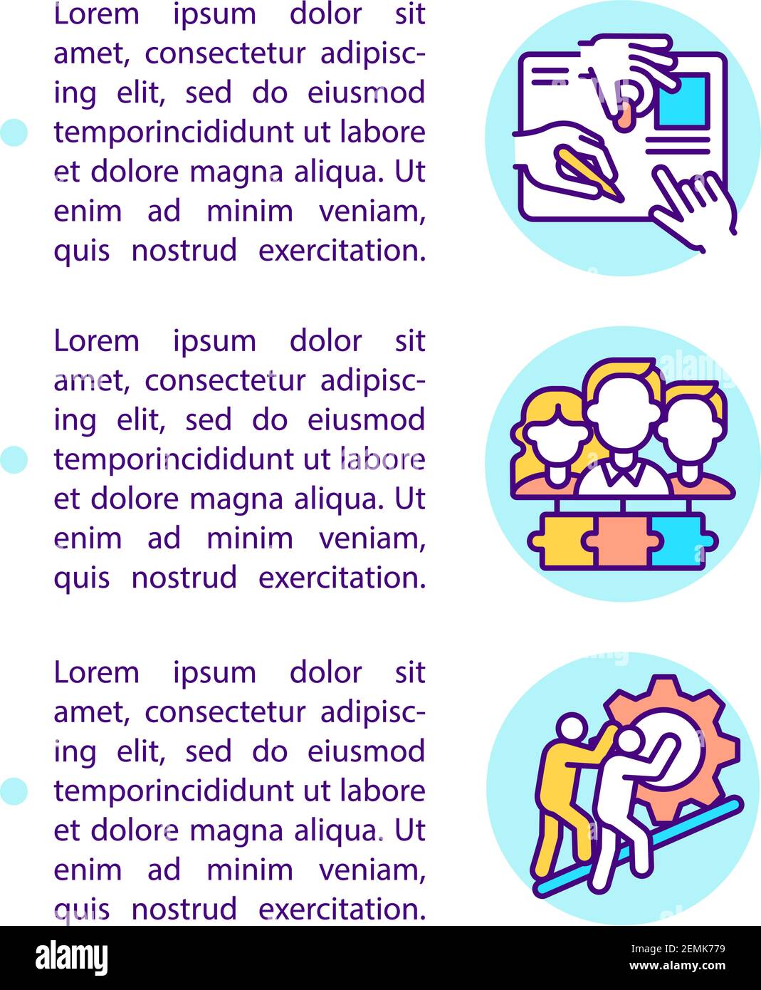 Collaborative problem solving icon hi-res stock photography and images ...