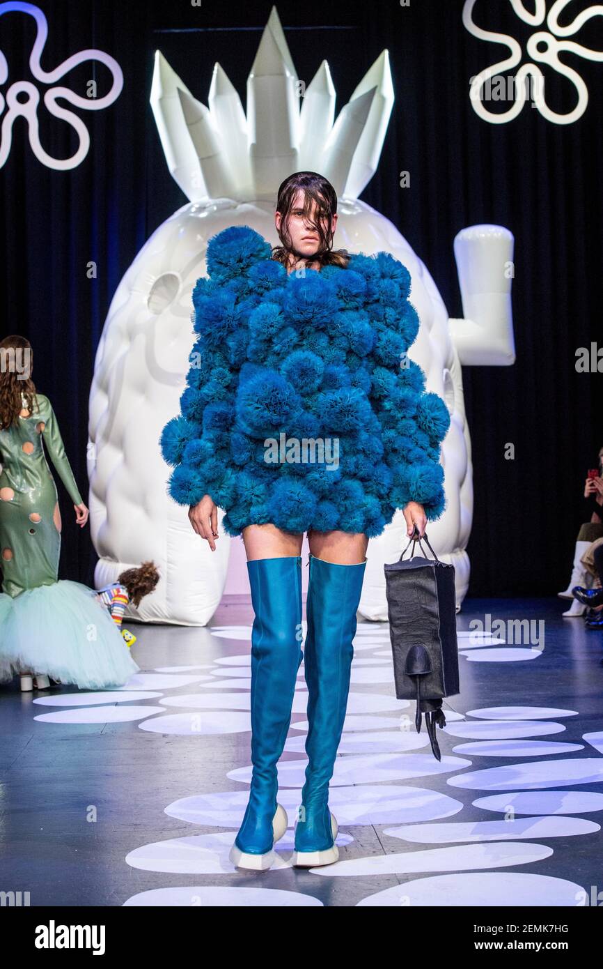 Amsterdam Fashion Week, Show Spongebob x Marlou Breuls. (Photo by DPPA ...