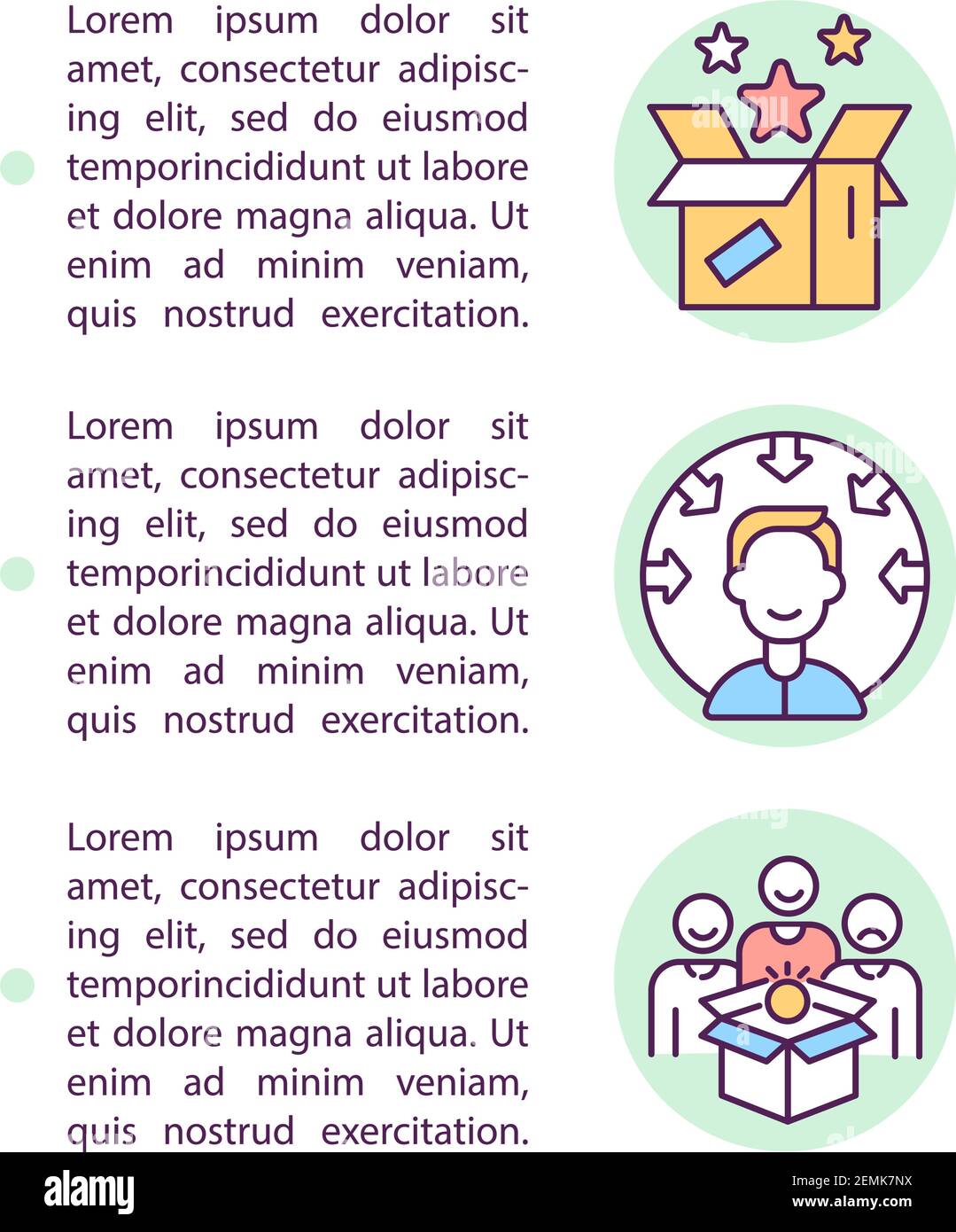 Strategic decision concept icon with text Stock Vector Image & Art - Alamy