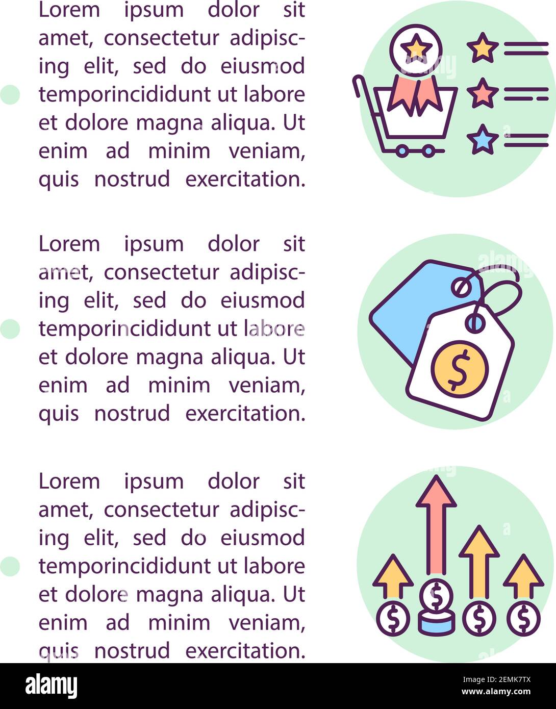 Competitive advantage concept icon with text Stock Vector Image & Art ...