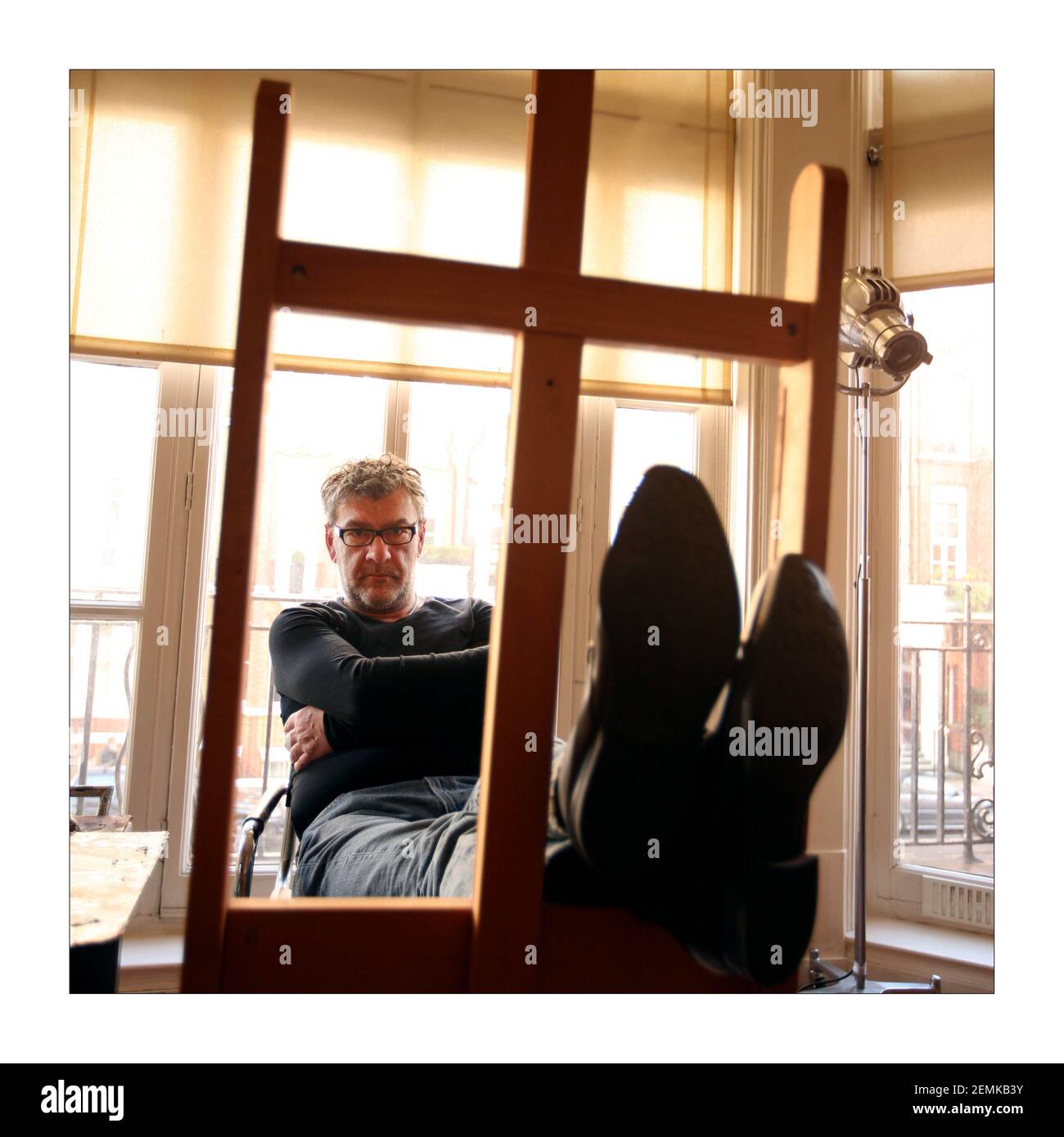 Jack Vettriano at home in west Londonphotograph by David Sandison The ...