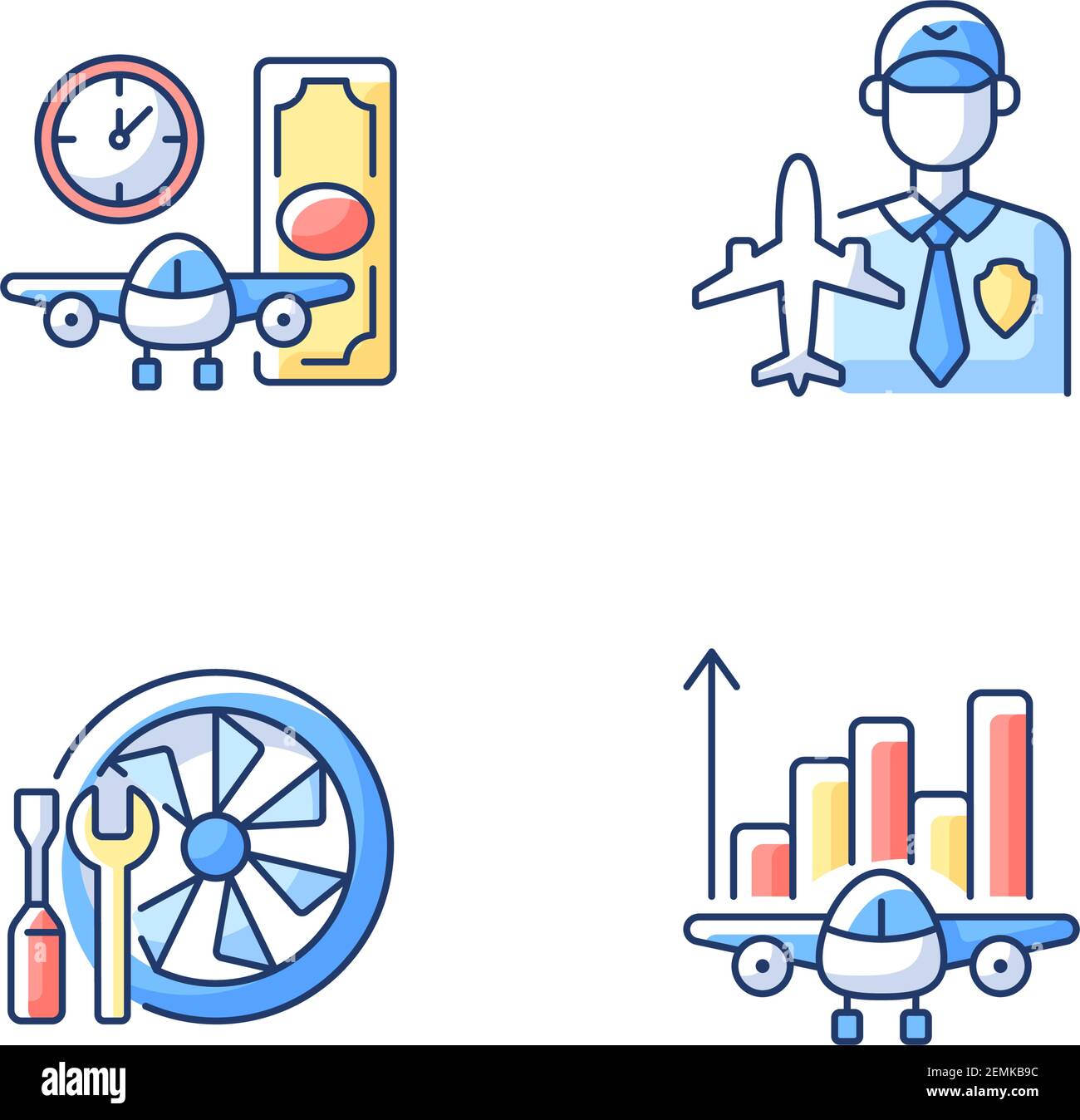 Flight safety training Stock Vector Images - Alamy