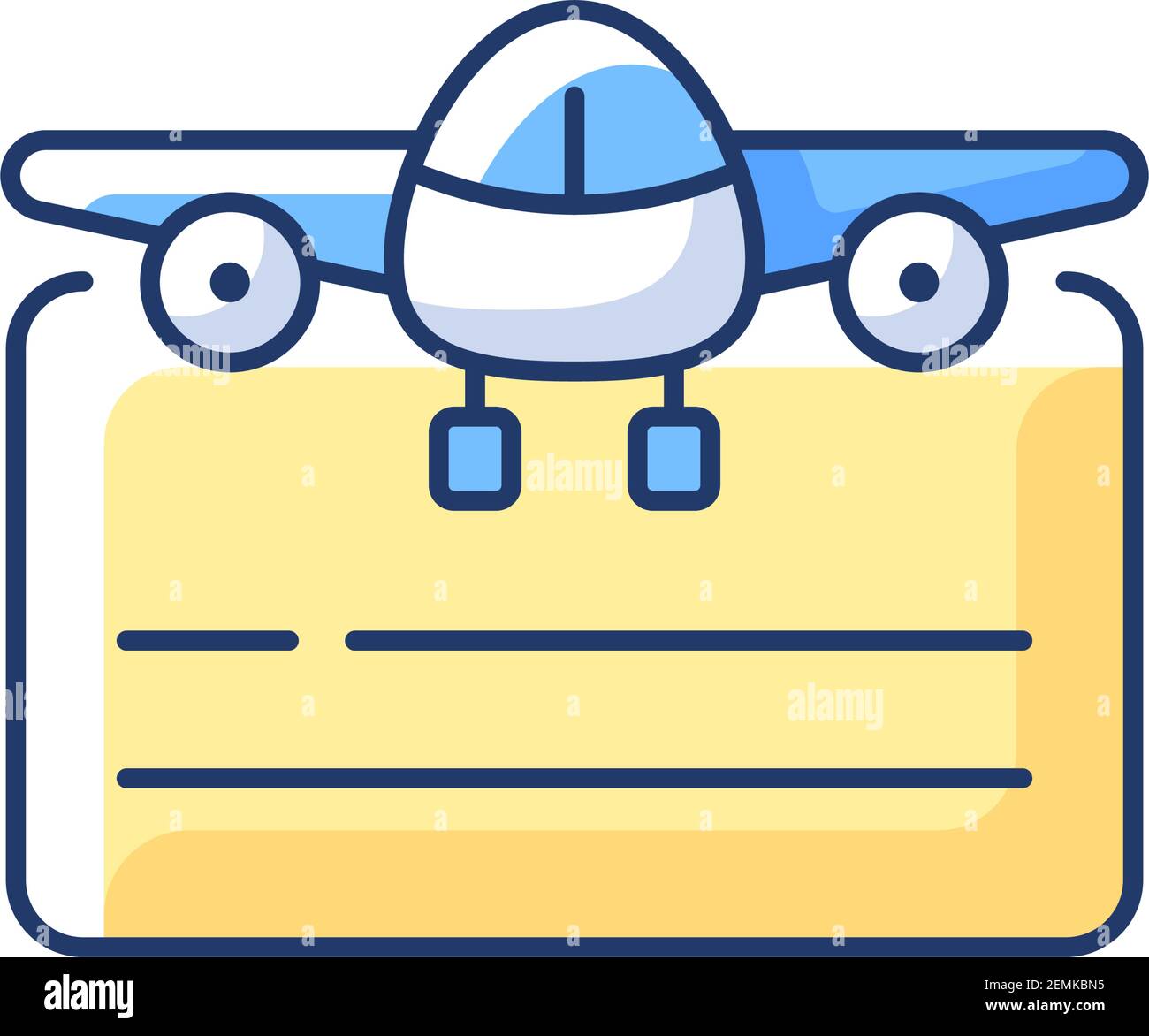 Pilot license RGB color icon Stock Vector Image & Art - Alamy