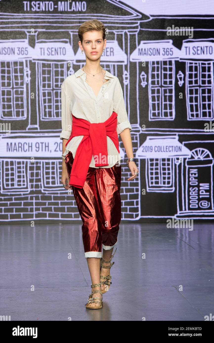 Models on the catwalk and backstage during Amsterdam Fashion Week ...