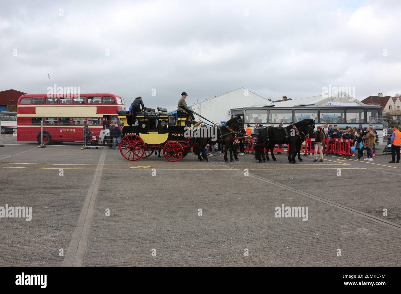Stagecoach Garage, Kilmarnock, Scotland, UK 08 April 2018. An open day ...