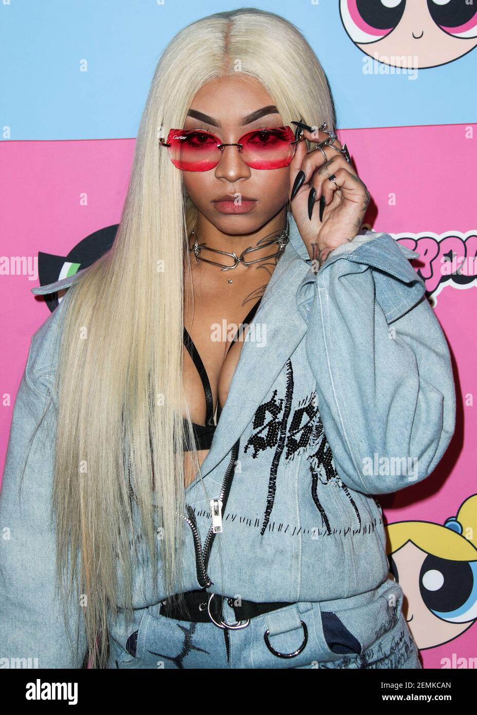 LOS ANGELES, CA, USA - MARCH 08: Recording artist Cuban Doll arrives at ...