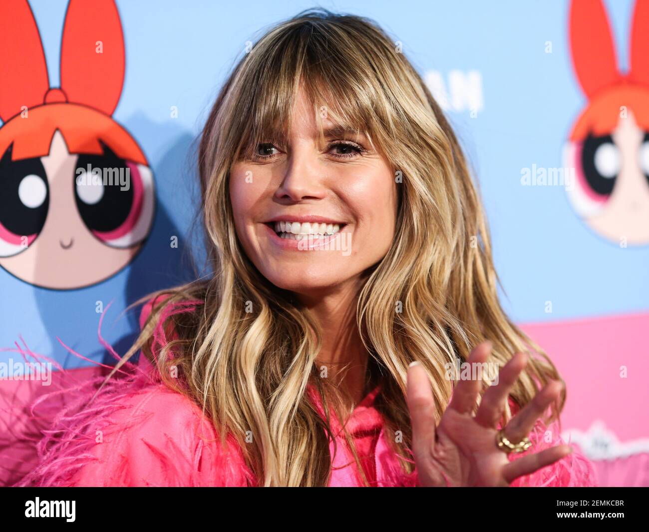 LOS ANGELES, CA, USA - MARCH 08: Model Heidi Klum arrives at the ...