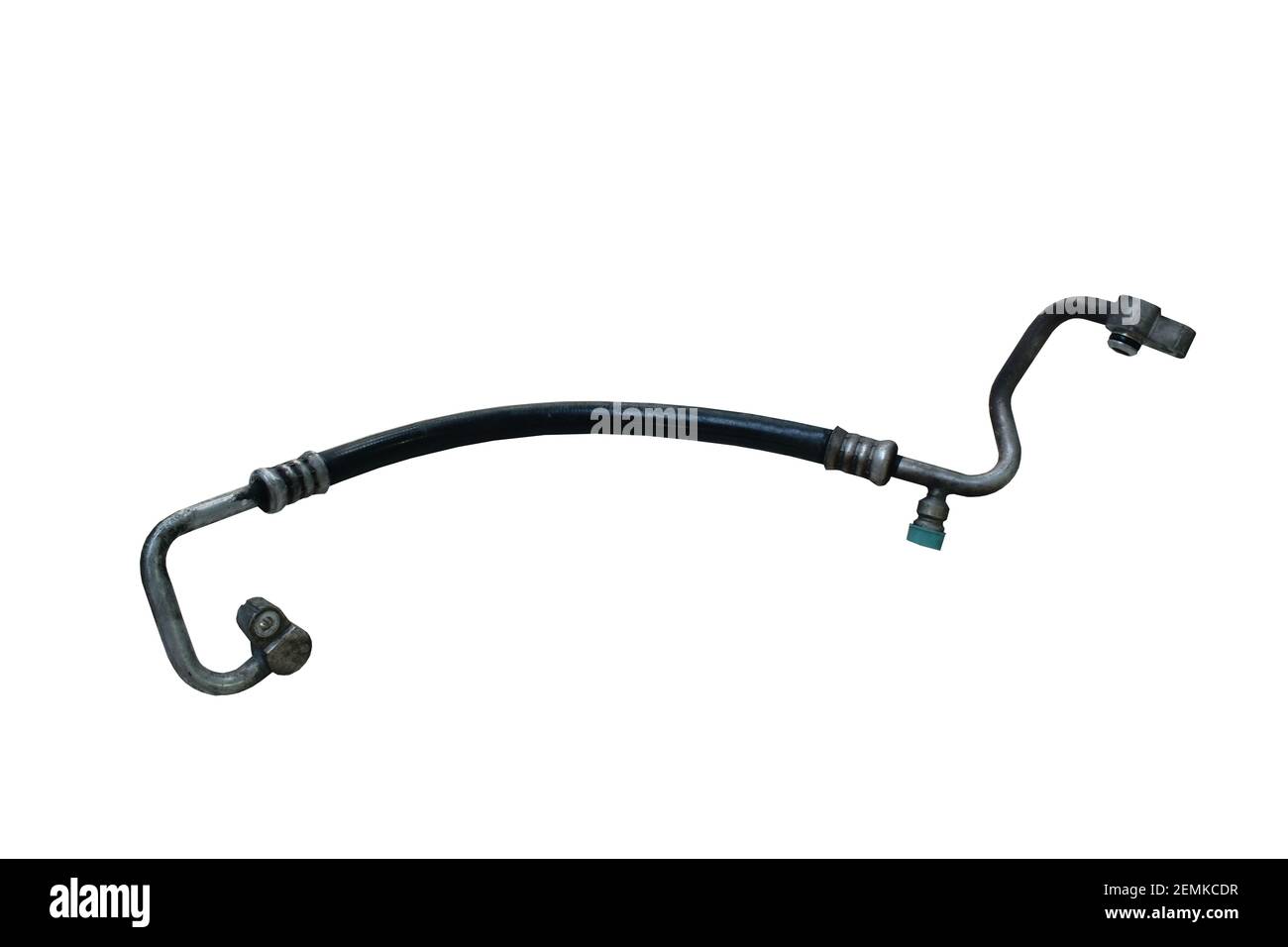 broken front car air conditioner duct on white background Stock Photo ...