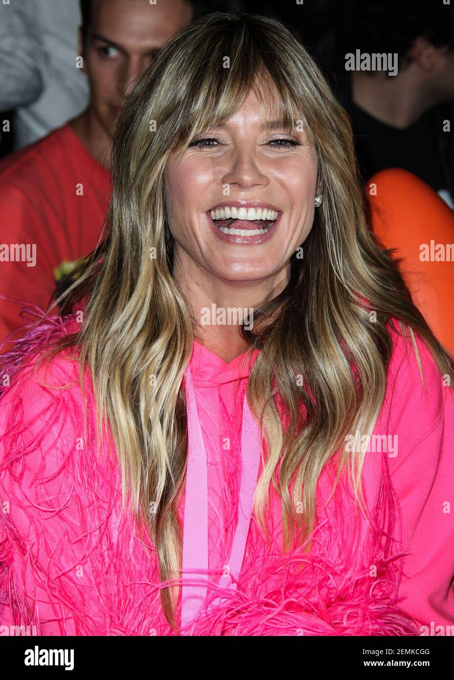 LOS ANGELES, CA, USA - MARCH 08: Model Heidi Klum attends the Christian ...