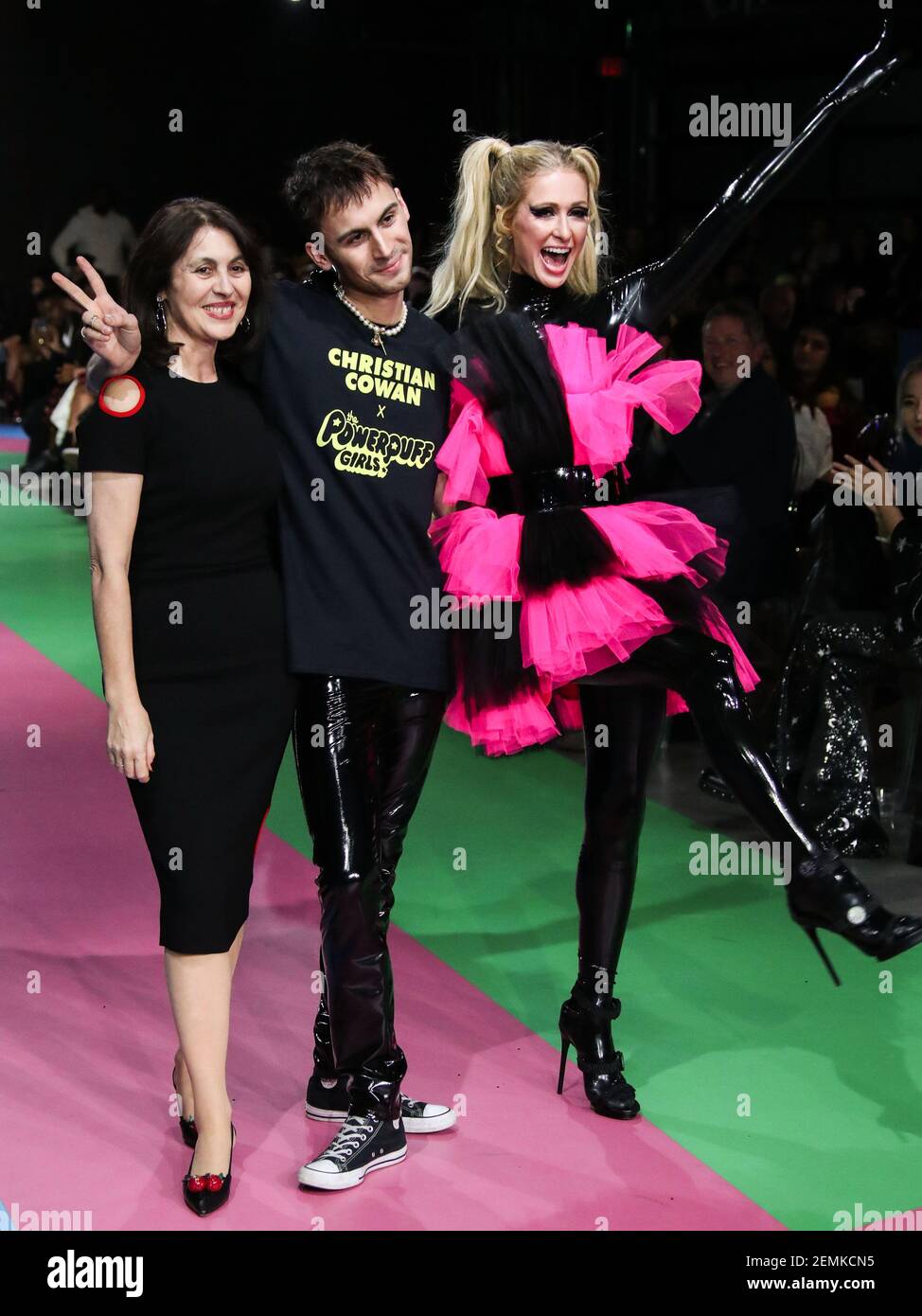 LOS ANGELES, CA, USA - MARCH 08: Mercedes Bevan, Christian Cowan and ...