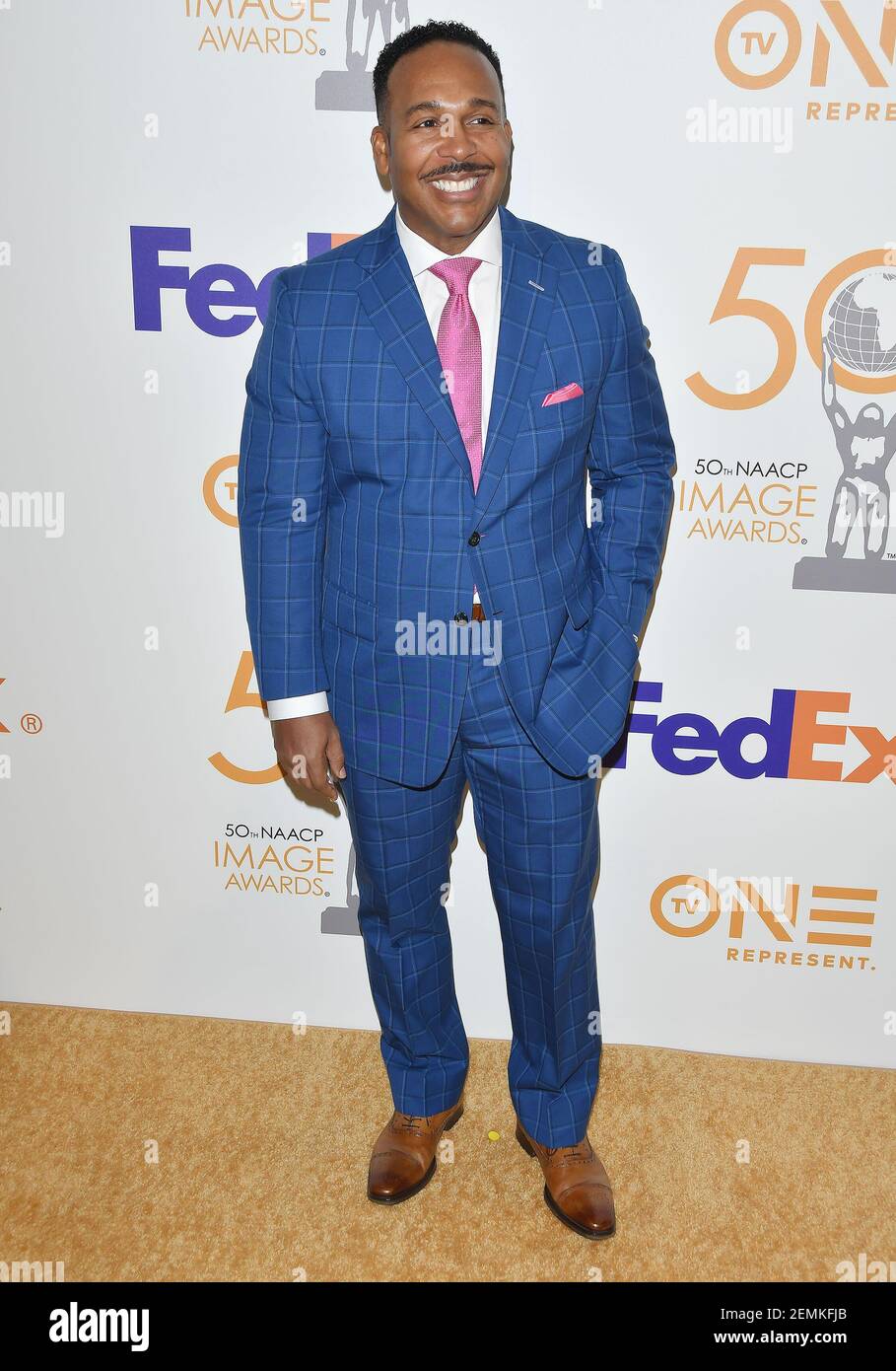 John Jackson of FEDEX arrives at the 50th NAACP Image Awards Nominees ...