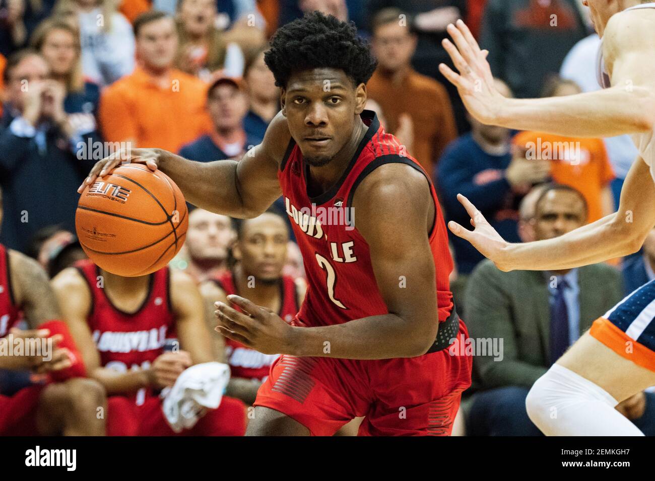 Louisville Cardinals guard Darius Perry (2) during the NCAA College ...