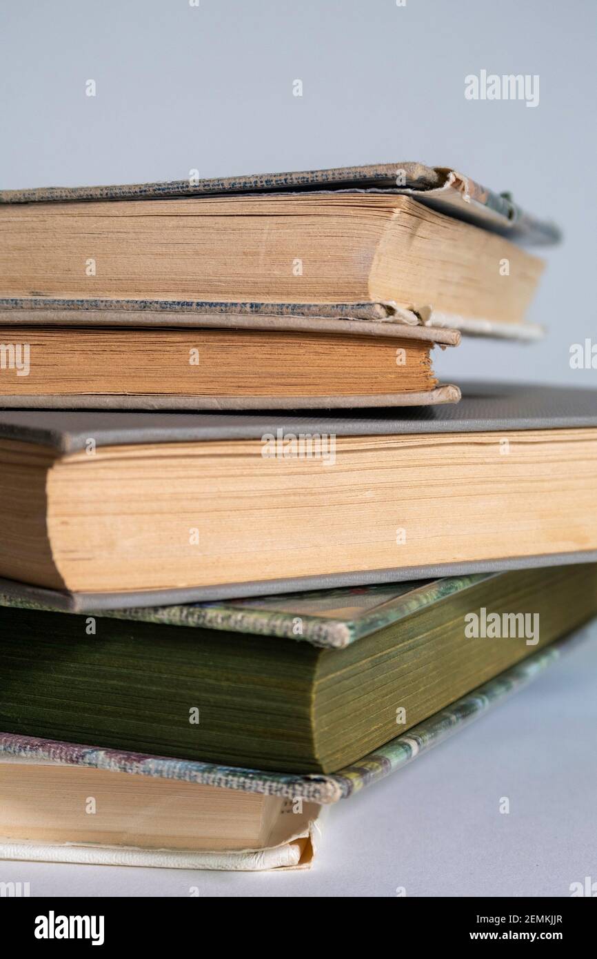 Multiple Stacked Books High Resolution Stock Photography and Images - Alamy
