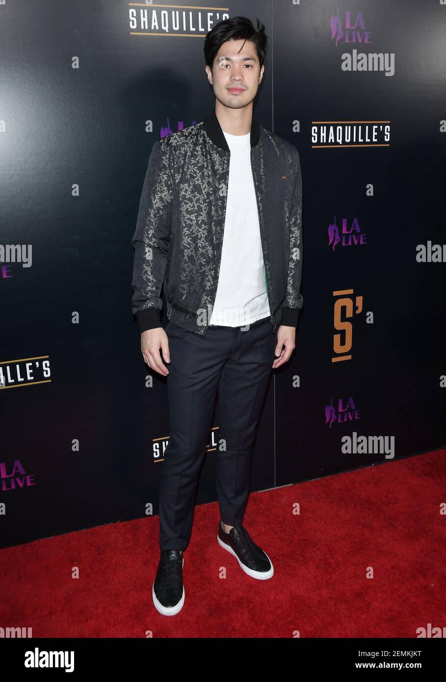 Ross Butler arrives at the Grand Opening of SHAQUILLE’S held at L.A ...