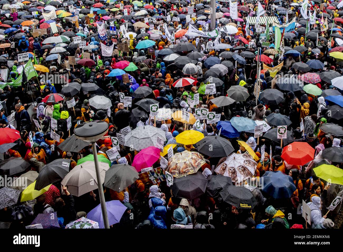 People's Climate March Amsterdam, Netherlands on March 10, 2019. (Photo ...