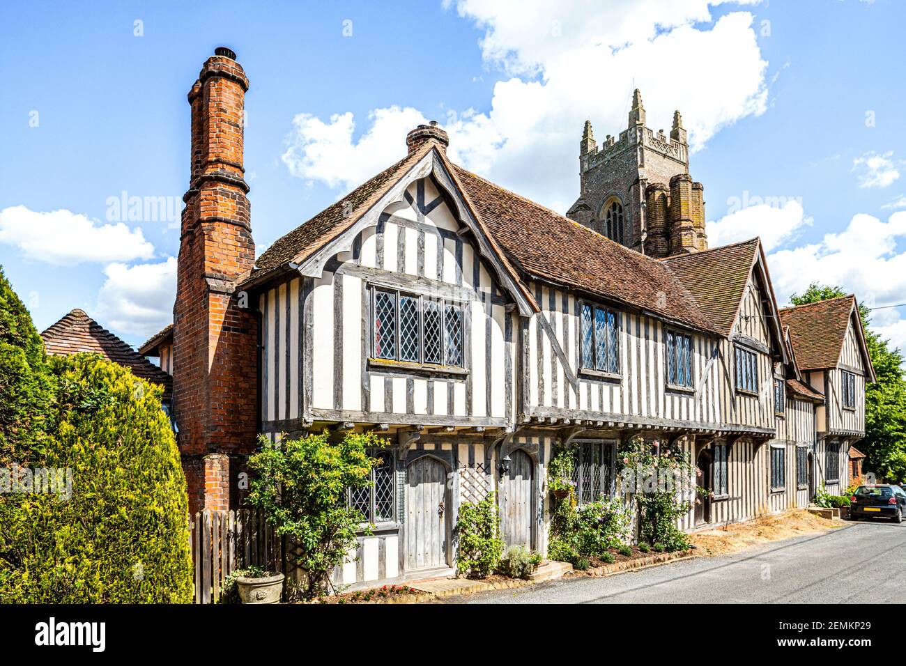 Medieval half timber houses britain uk hi-res stock photography and ...