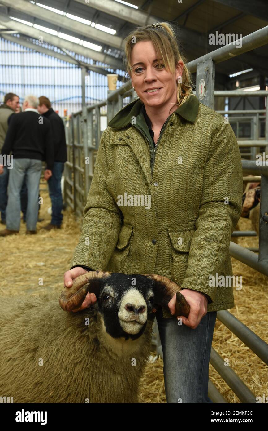 Shepherdess & female farmer, Rhoda Munro, who farms the Island of ...