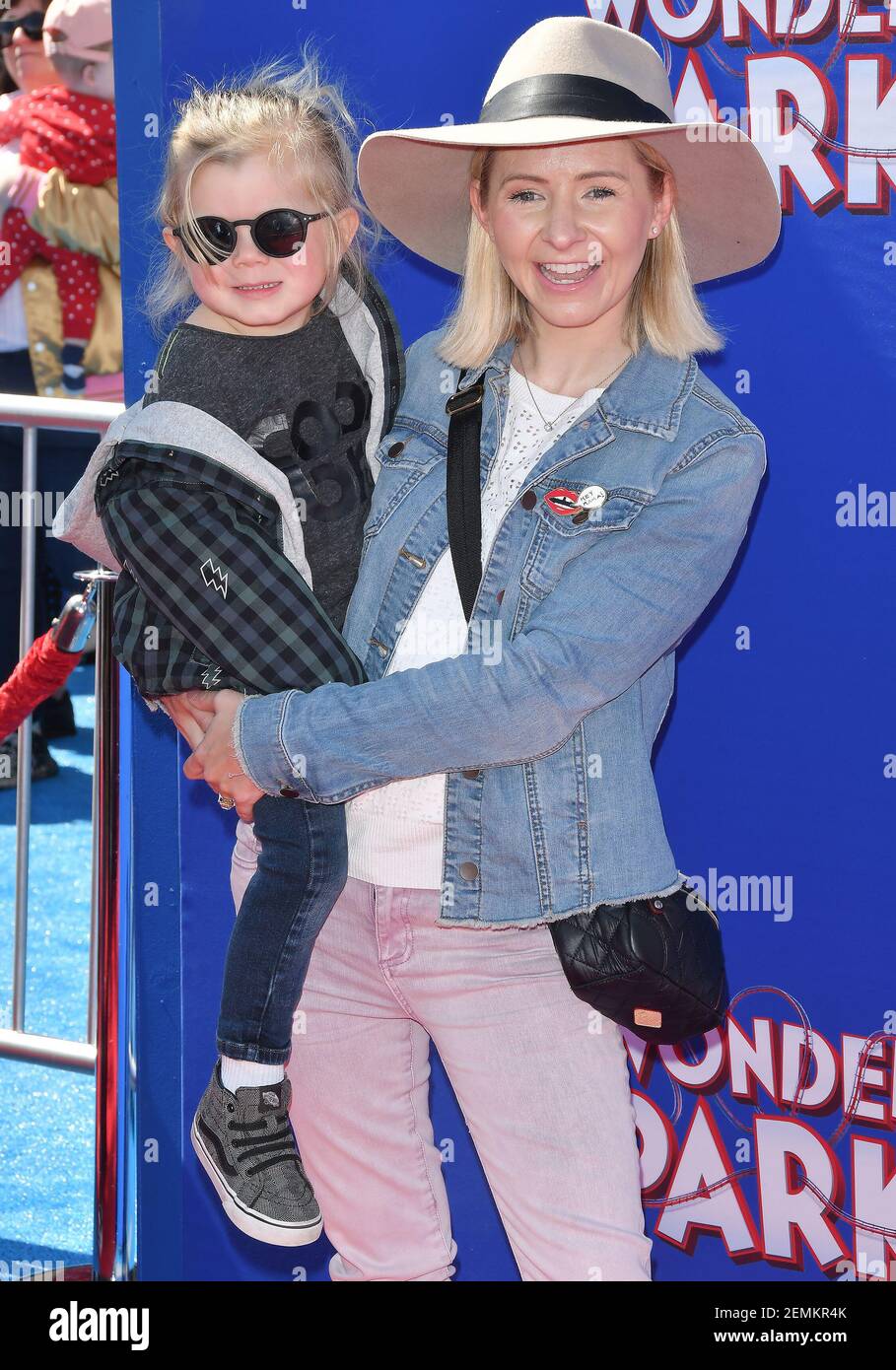 (L-R) Hutton Michael Cameron and Beverley Mitchell at the "Wonder Park ...