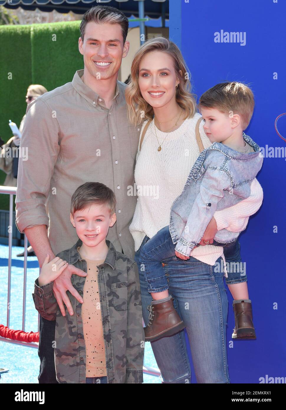 Adam Gregory, Sheridan Gregory and family at the "Wonder Park" Los ...