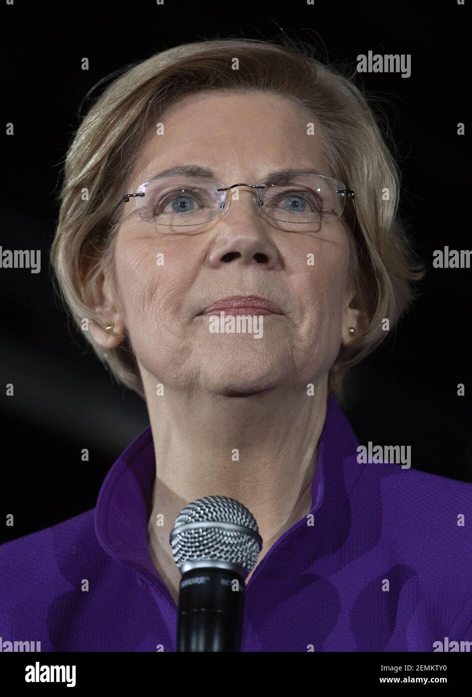US Senator Elizabeth Warren Democrat speaks during campaign event at ...